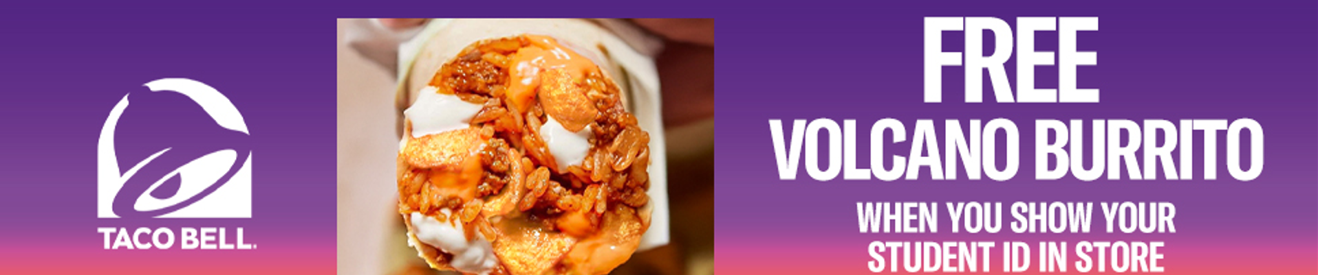Free Volcano Burrito – Terms & Conditions – Taco Bell UK